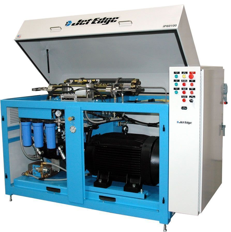 Jet Edge manufactures ultra-high pressure water jet cutting and UHP ...
